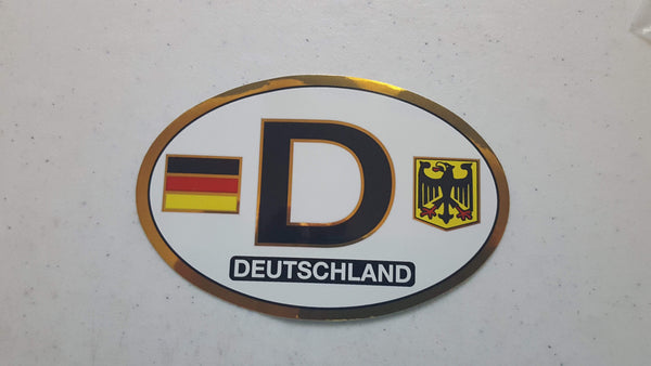 decal Deutschland License Plate Seal – MyDirndl.Com™
